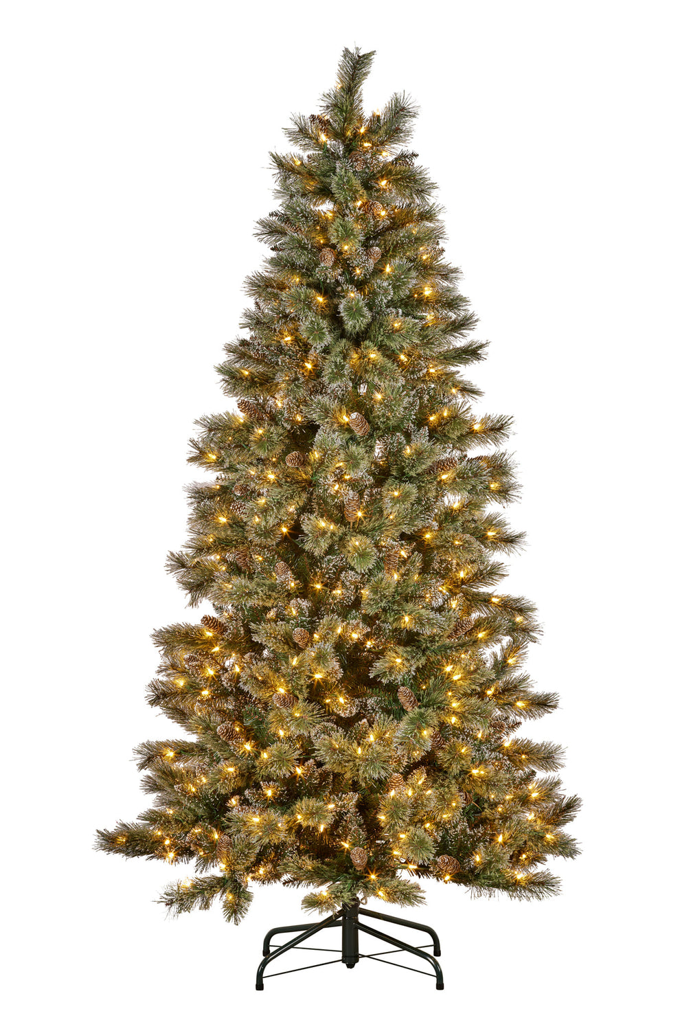 7.5ft Christmas Tree with Lights- Cashmere – Rusty's Christmas Ranch